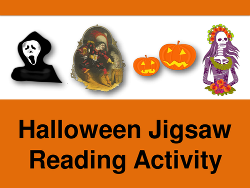 Halloween Jigsaw Reading Activity | Teaching Resources
