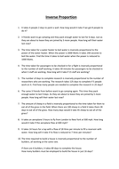 Inverse Proportion Word Problems by superpope - Teaching Resources - Tes