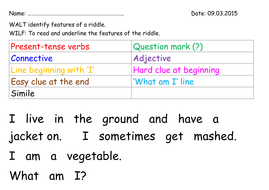 Riddles | Teaching Resources