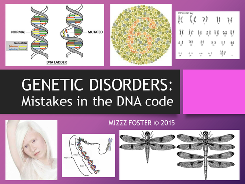 BIG BUNDLE Genetic Disorders and DNA Mutations with Chromosomal ...