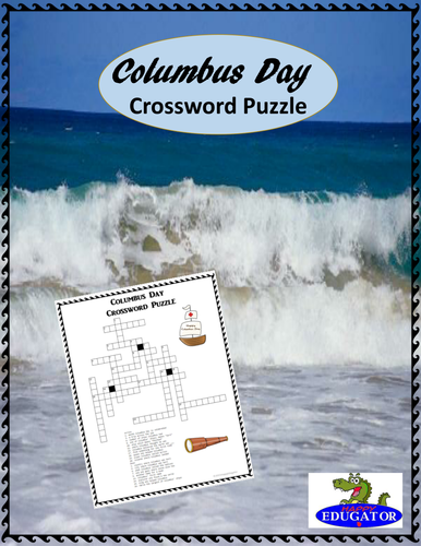 Columbus Day Crossword Puzzle | Teaching Resources