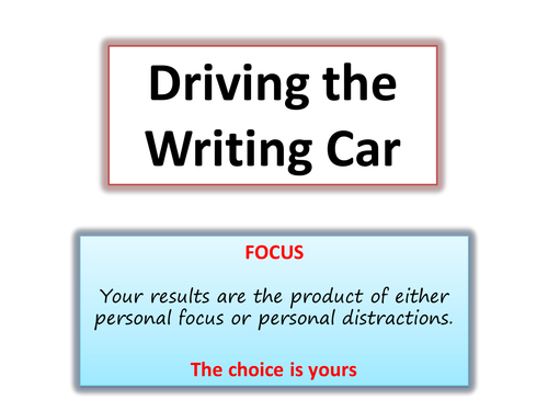 The Writing Car | Teaching Resources