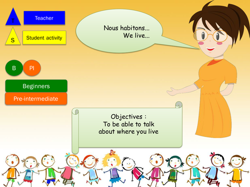 French Description Where do you live / Ou habites-tu en francais ...