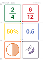 Fraction, Decimals and Percentages Flash Cards by LittleStreams - UK ...