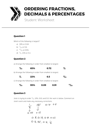 Fractions, Decimals & Percentages - Complete Unit of Work | Teaching ...