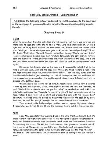 Comprehension Practice 1 Teaching Resources