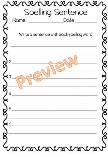 Sample New Curriculum Weekly Spelling Year 3 and 4 Activity | Teaching ...