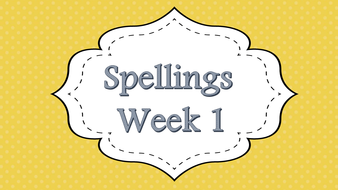 New Curriculum Year 3 & 4 Spelling words, activities and assessments ...