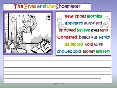 Fairy Tales & Legends- The Elves and the Shoemaker Narrative and ...