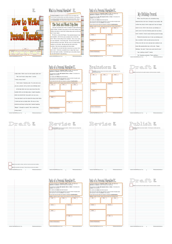 How to Write a Personal Narrative | Teaching Resources