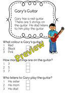 Early Years English Reading Comprehensions (Reception, Year 1 and Year ...