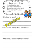 Early Years English Reading Comprehensions (Reception, Year 1 and Year ...