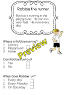 Early Years English Reading Comprehensions (Reception, Year 1 and Year ...