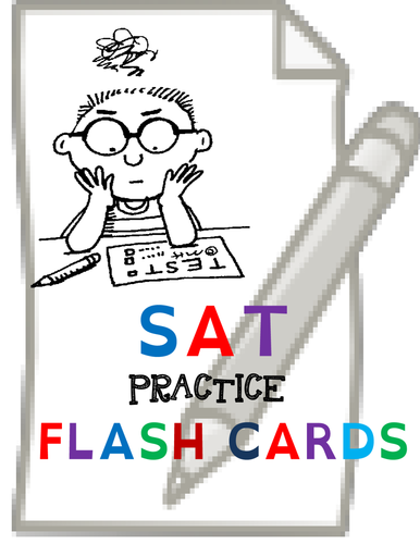 SAT Math Flash Cards | Teaching Resources