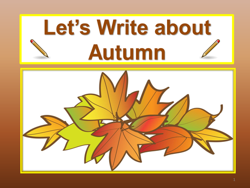 Introduction to Autumn - a Variety of Autumnal Tasks | Teaching Resources