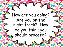 Metacognition thinking stems and questions | Teaching Resources