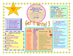 Writing table mats ( key stage 2) | Teaching Resources