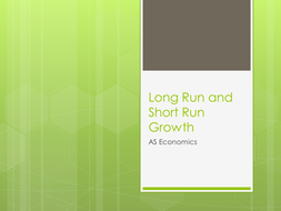 long run and short run economic growth | Teaching Resources