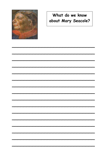 Mary Seacole Resource Pack | Teaching Resources