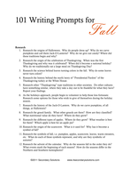 101 Essay, Creative, and Journal Writing Prompts for Fall | Teaching ...