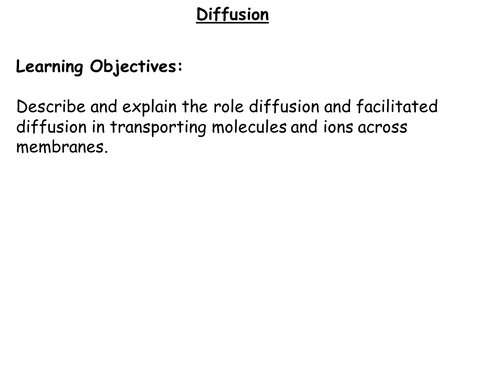 From 2015 AQA Biology - Diffusion | Teaching Resources