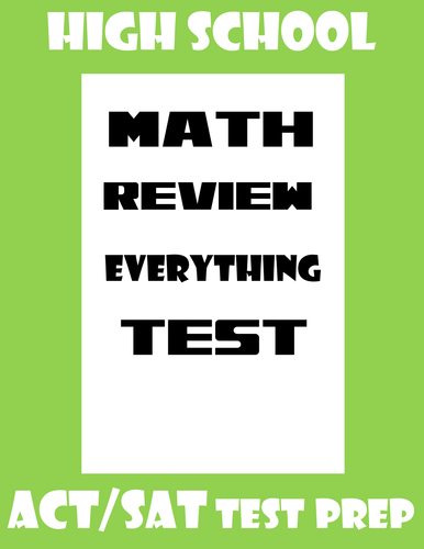 Pre-Algebra Bundle | Teaching Resources