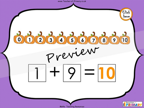 Halloween Addition to 10 - Year 1 | Teaching Resources