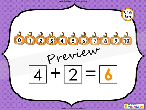Halloween Addition to 10 - Year 1 | Teaching Resources