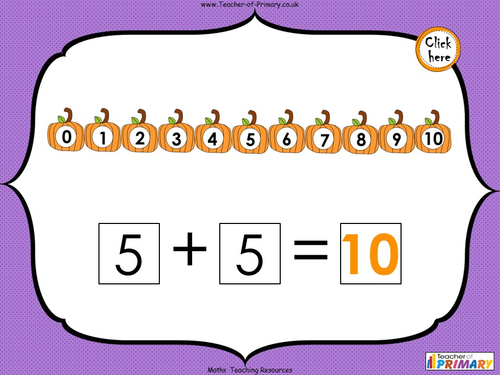 Halloween Addition to 10 - Year 1 | Teaching Resources