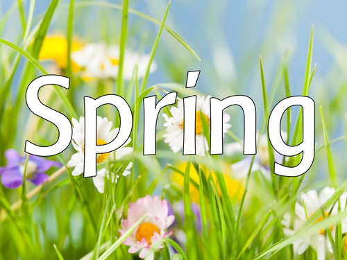 Y1 Science topic - Seasons - Spring topic powerpoint, display and ...
