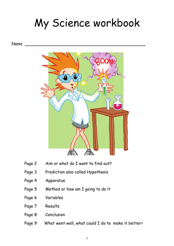Science investigation/experiment workbook | Teaching Resources