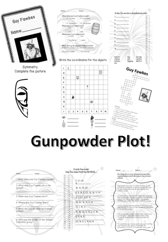 Guy Fawkes Crossword | Teaching Resources