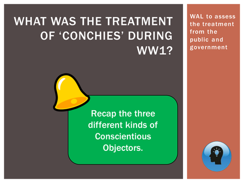 Conscientious Objectors | Teaching Resources