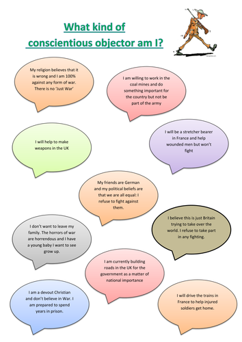 Conscientious Objectors | Teaching Resources