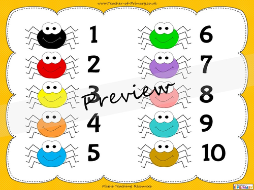 Counting Spiders - EYFS | Teaching Resources