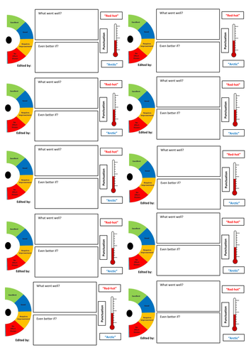 Pupil feedback sticker (KS3 English) | Teaching Resources