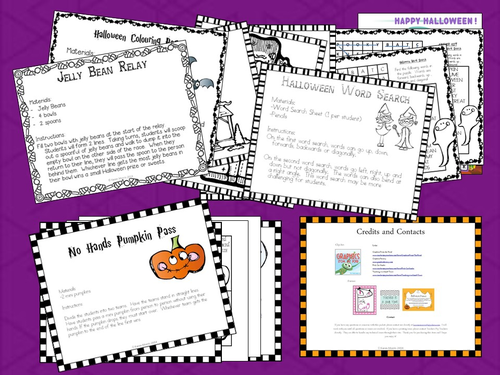 Halloween Party Pack: Games, Parent Letters & MORE!!! | Teaching Resources