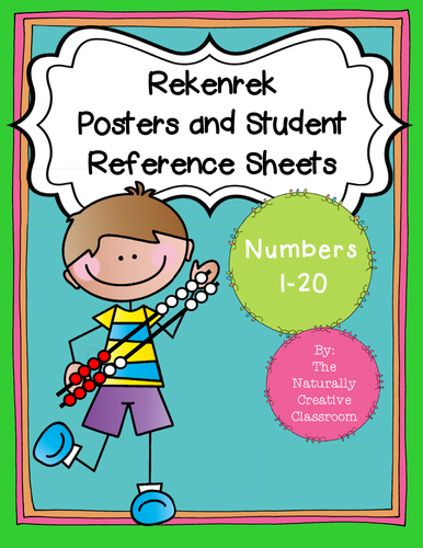 Rekenrek Posters and Student Reference Sheets | Teaching Resources