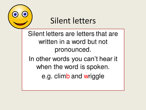 Year 5 and 6 SPAG - spelling: silent letters | Teaching Resources