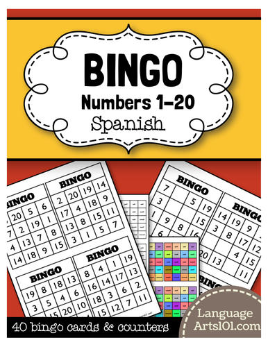 Spanish Numbers Bingo Bundle | Teaching Resources