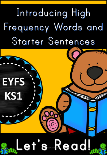 High Frequency Words and Starter Sentences Activity Pack | Teaching ...