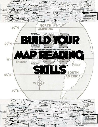 Map Reading Skills Worksheets | Teaching Resources