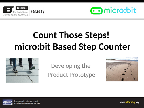 Design a prototype step counter | Teaching Resources