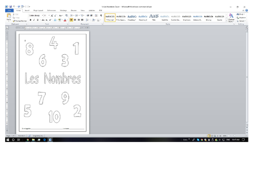FRENCH - Numbers - Les Nombres - Activity Booklet - Worksheets ...