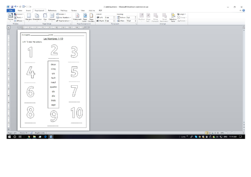 FRENCH - Numbers - Les Nombres - Activity Booklet - Worksheets ...