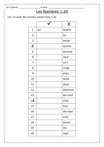 FRENCH - Numbers - Les Nombres - Activity Booklet - Worksheets ...