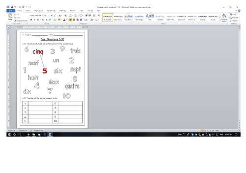 FRENCH - Numbers - Les Nombres - Activity Booklet - Worksheets ...