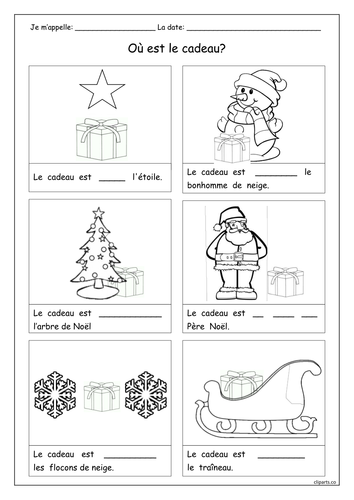 FRENCH - CHRISTMAS - Joyeux Noël Activity Booklet - Worksheets ...