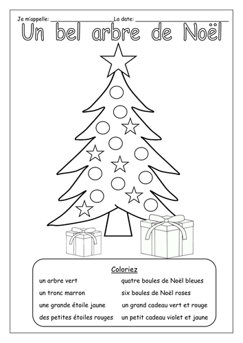 FRENCH - CHRISTMAS - Joyeux Noël Activity Booklet - Worksheets ...