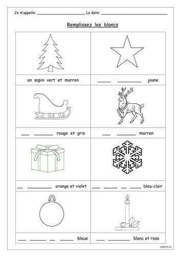 FRENCH - CHRISTMAS - Joyeux Noël Activity Booklet - Worksheets ...